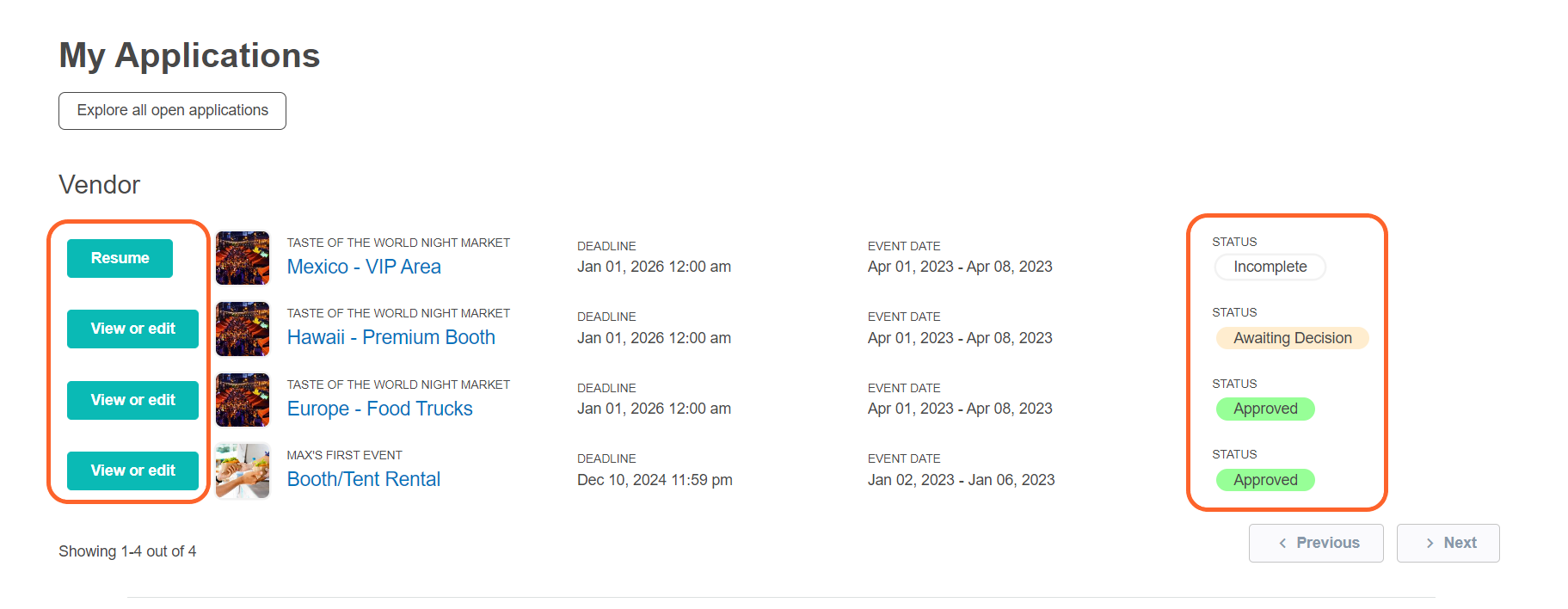 Applying to Events on Eventeny – Eventeny