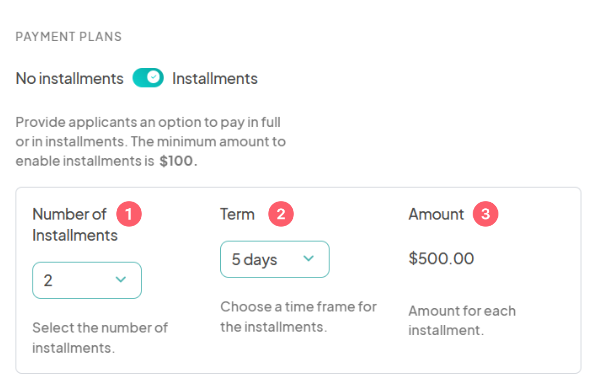 Setting Up Split Payments / Installments – Eventeny