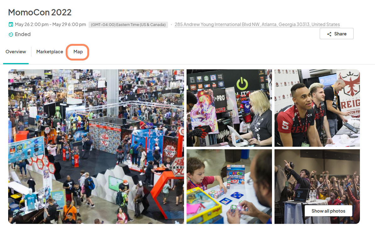 Using Eventeny's Map Search Feature – Eventeny