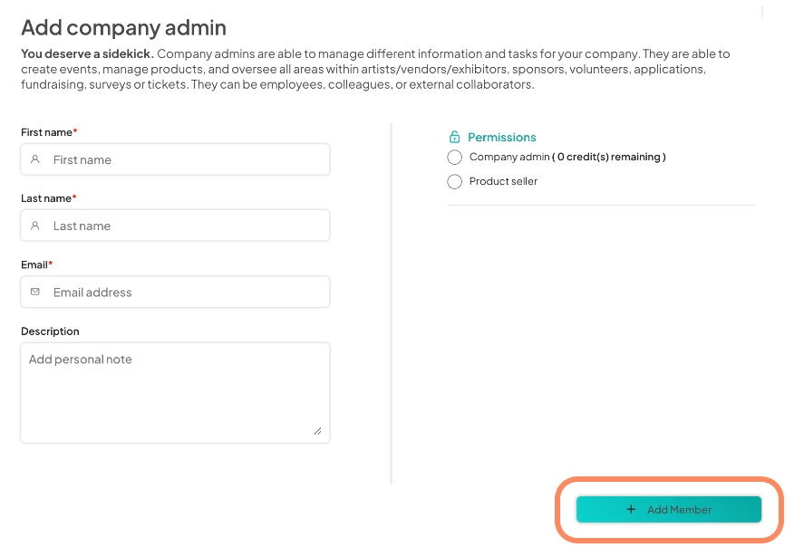 Adding Company Admins – Eventeny