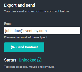 How to Issue Contracts for Signature from an Application – Eventeny